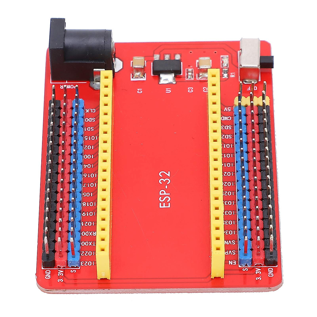 gostcai ESP32?IO Development Expansion Board Module,with Dial Switch,for Programming Learning for Engineers Technicians,DIY Programming Design.