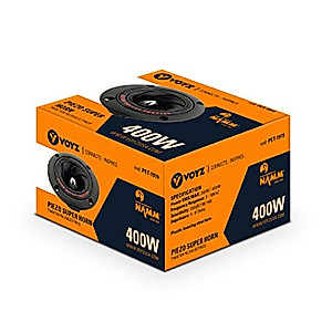 VOYZ 400 Watt 3.5” Piezo Super Horn Tweeters Aluminum Diaphragm 4-8 ohms 1 Pair (2pcs) (PET-1919)
