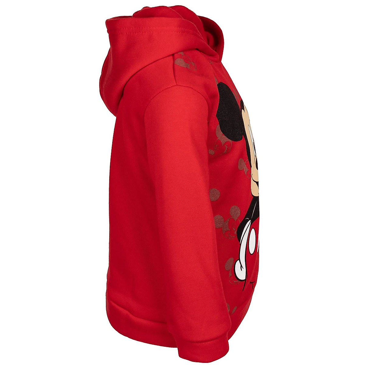 Disney Mickey Mouse Big Boys Pullover Hoodie Red 8