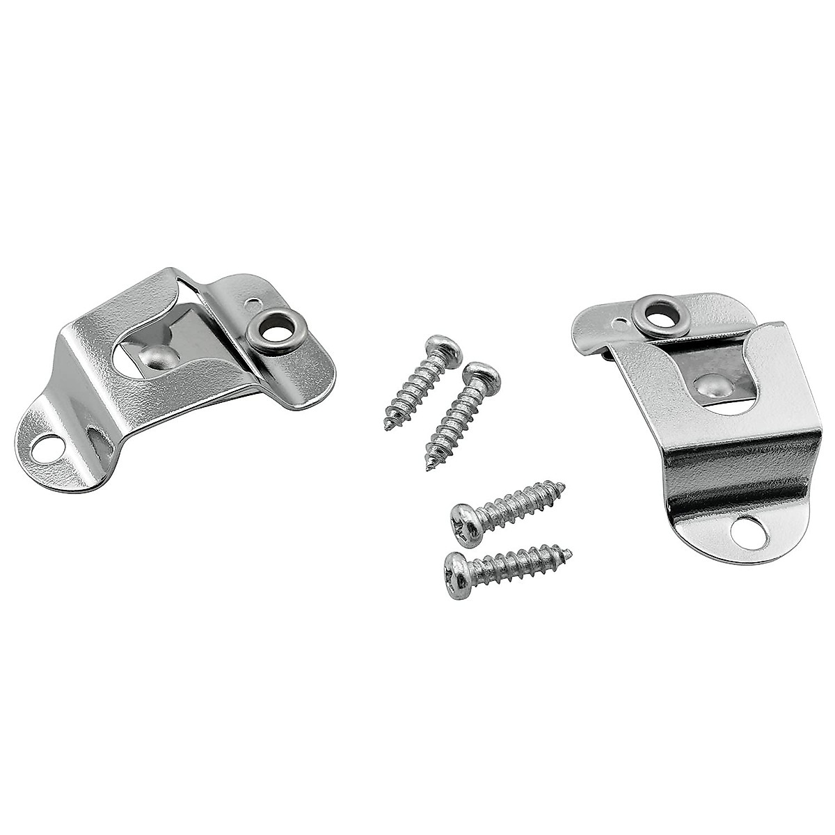 BLLNDX Microphone Holders 2PCS Mic/CB Mic Hanger Clips Microphone Clip Hook Microphone Hang Up Clip with Screws for Kenwood Mobile Radio