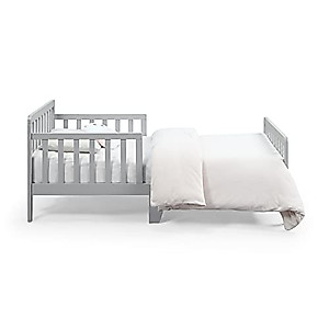 Olive & Opie Jax Toddler Bed in Light Gray