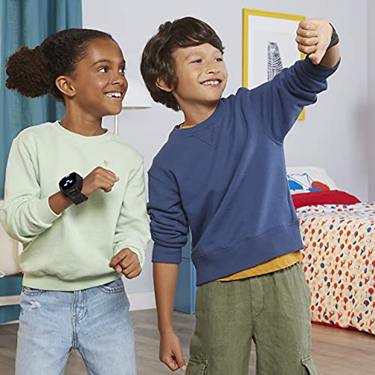 Little Tikes Tobi 2 Robot Smartwatch Amazon Exclusive, Gaming, Advanced Graphics, Motion-Activated Selfie Camera, Fun Expressions, Games, Pedometer, Splashproof, Wireless Connectivity, Video, Black 6+