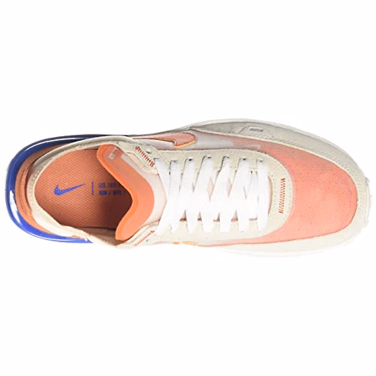 Nike Womens Waffle One Running Trainers DC2533 Sneakers Shoes (UK 7.5 US 10 EU 42, preal White Rush Orange 200)