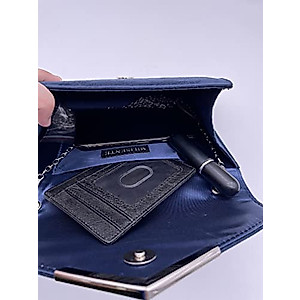 Milisente Solid Clutch Purses For Women Large Wedding Suede Purses For Ladies Evening(Navy Blue)