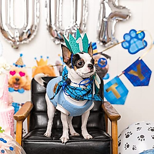 Dog Birthday Party Decorations, Dog Birthday Hat/Bandana/Bowtie/Balloon/Flag/Banner for Small Medium Large Dogs Pets, Doggie Boys/Girls Birthday Party Supplies Decorations