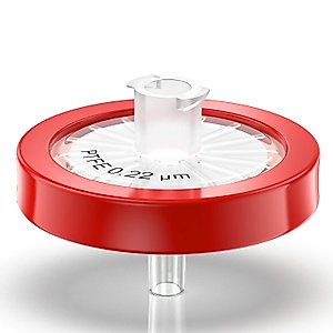 Syringe Filters PTFE Hydrophobic 25 mm 0.22 um Non Sterile 50/pk by KS-Tek