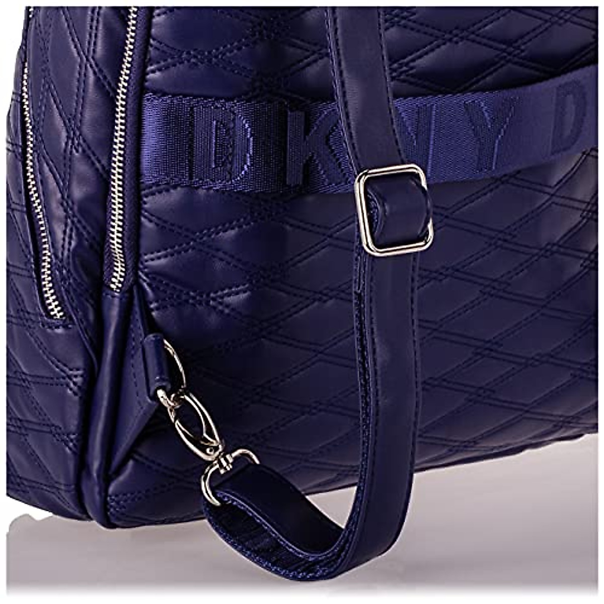 DKNY Quilted Softside Luggage, Deep Indigo, One Size