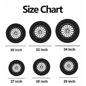 Tippsy LLC Store Bigfoot Camping Hiking Tire Cover, Bigfoot Spare Tire Cover with or Without Backup Camera Hole (Style 2)