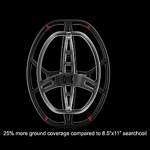 Garrett Metal Detectors 14 x 11 DD Reaper Coil for ACE Series non-Apex GAR2224300 Metal Detectors