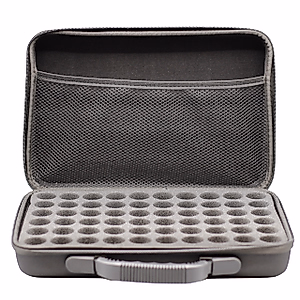 Creative Hobbies Alcohol Ink Case, Store and Carry Alcohol Ink, Paints, Reinkers and Accents - Large Travel Case Holds 60x 0.5 Ounce Bottles, Great for Storing Craft Supplies