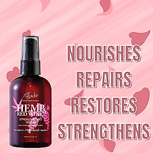Agadir Hemp & Red Wine Strengthening Serum Pump, 4 fl. oz.