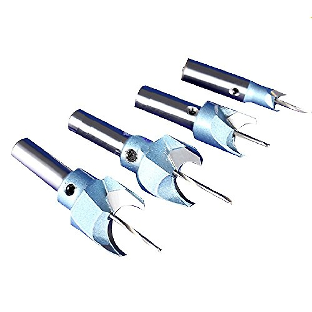 SHINA 5PCS Hard Tungsten Steel Alloy Coated Cutter Drill Bit 12mm 15mm 16mm 18mm 20mm Cemented Carbide Spherical Buddha Beads Woodworking Tools