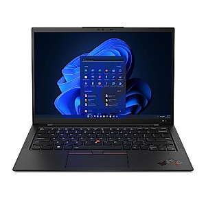 Lenovo ThinkPad X1 Carbon Gen 10 Intel 14", Touchscreen Laptop- 12th Gen Intel Core Windows 11 Pro i7-1270P vPro ,512 GB SSD - 32 GB IPS LPDDR5 5200MHz,Wi-Fi 6 Black + Zipnology Screen Cloth – New