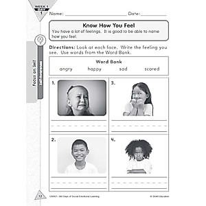 180 Days: Social-Emotional Learning for 1st Grade Practice Workbook for Classroom and Home, Cool and Fun Practice Created by Teachers (180 Days of Practice)