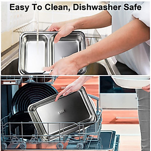 Electric Lunch Box Food Heater, 3 in 1 Food Warmer 12V 24V 110V Portable Heated Lunch Boxes for Car/Truck/Home Self Heating Box with 2 Removable 304 Stainless Steel Container, Fork & Spoon and Carry