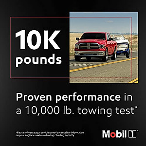 Mobil 1 Truck & SUV Full Synthetic Motor Oil 0W-20, 5 Quart