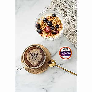 Maud's Huckleberry Coffee (I'm Your Huckleberry), 18ct. Solar Energy Produced Recyclable Single Serve Huckleberry Holiday Flavored Coffee Pods – 100% Arabica Coffee California Roasted, KCup Compatible