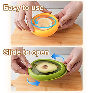 sthmil Silicone Fruit Storage Box,Fruit And Vegetable Anti-Oxidation Storage Box,Fruit and Vegetable Storage Containers with Silicone Lids for Fridge Keep Fresh（onion）