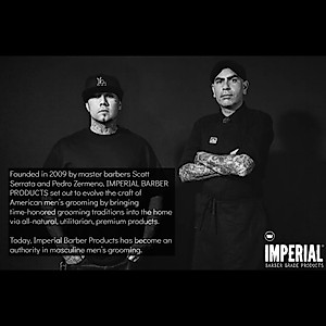 Imperial Barber Grade Products Matte Pomade Paste Light-Medium Hold, Natural, No-Shine Finish, Non-Greasy, Add Volume - 5 oz