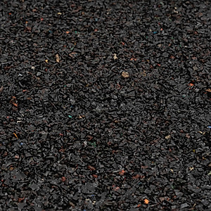 CheriMuMu Rubber Playground Tiles, 20"x20"x1” High Density Interlocking Shock Absorbent Safety Tiles Heavy Duty Rubber Exercise Mats, Non-Slip Flooring Mat for Playground Park Gym Indoor and Outdoor