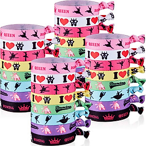 32 Pieces Ribbon Hair Accessories - Elastic Sports Hair Ties for Girls and Women, Gifts for Mexican Festival, Horse Racing, and Derby Decor