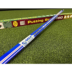 The Putting Stick Pro Golf Training Aids - Putting Training Aid for Golf Putting Practice with Eyeline Putting Mirror - Endorsed by Golf Instructors & Used by Tour Pros Worldwide (Royal Blue)