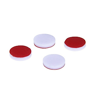 ALWSCI HPLC LC 8-425 Screw Thread Vial Caps, 8 mm, PTFE/Silicone Septa, Black, Polypropylene, 100 pcs/pk