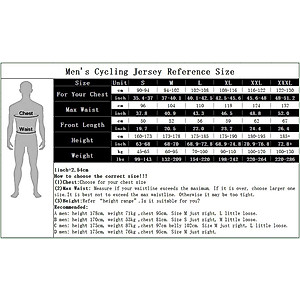 Mens Cycling Jersey Short Sleeves Mountain Bike Shirt MTB Top Zipper Pocket Reflective Green