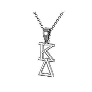 Kappa Delta Necklace 18" - Sterling Silver