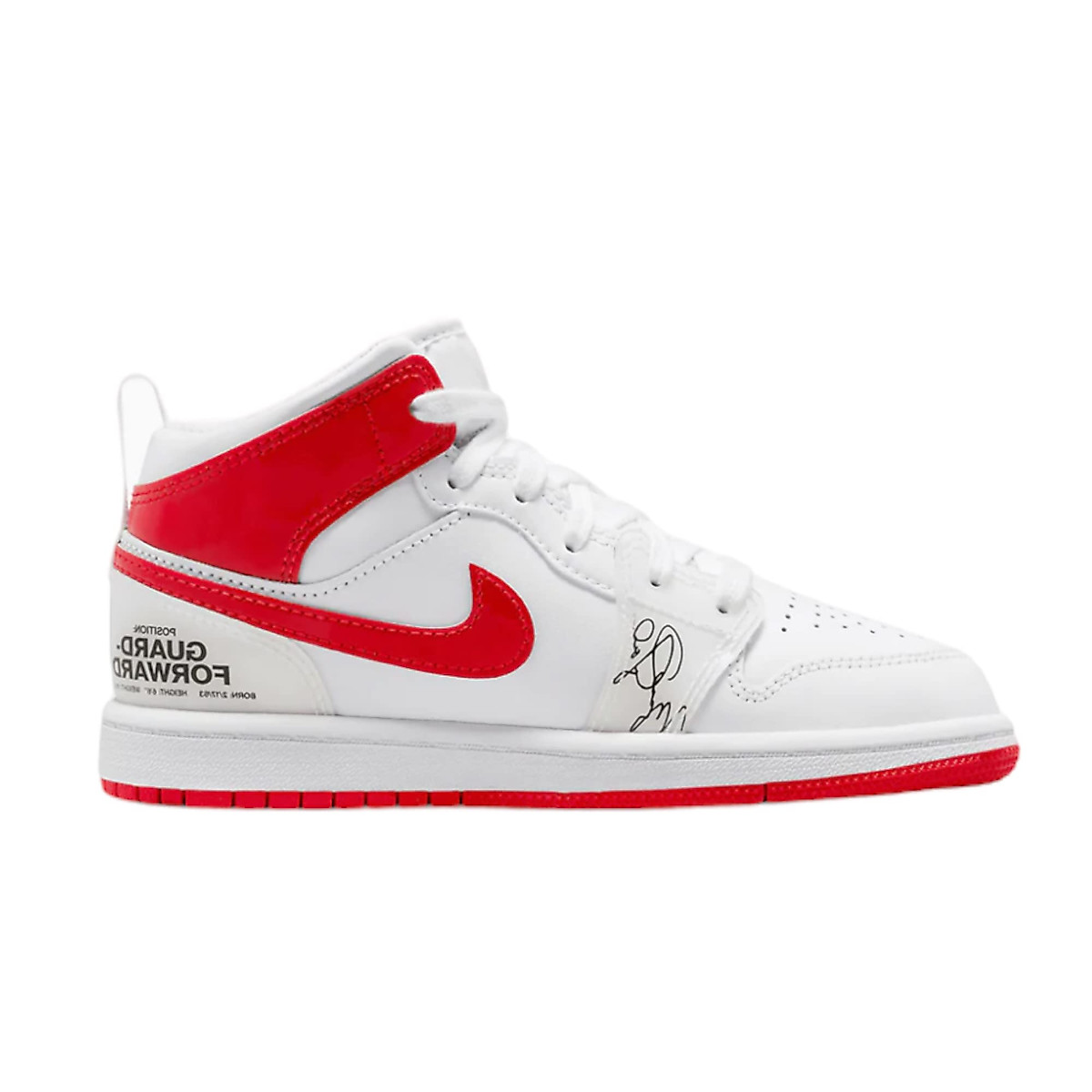 Nike Air Jordan 1 Pre School Shoes White/University Red DR6495-116 2.5Y