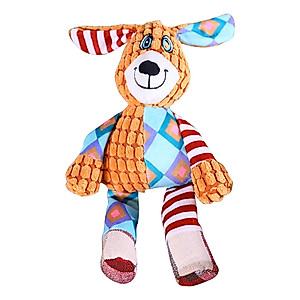 BLULILY Pet Dogs Chew Toy for Small Dog Plush Toy Animal Cat Soft Teething Toy Aggressive Chewers Biting Toy Puppy