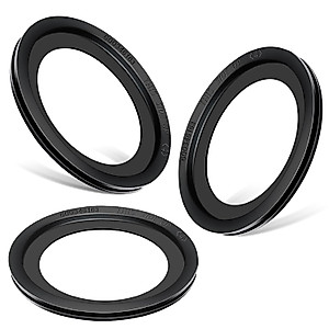 Beaquicy 3-Pack 385311658 RV Toilet Seal, Flush Ball Seal Kit - Replacement for Dometic 300/310/320 Toilet Seal Gasket Kit Camper Trailer Toilets, Solve The Leakage Problem