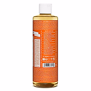 Dr. Bronner’s - Pure-Castile Liquid Soap (Tea Tree, 16 ounce, 2-Pack) - Made with Organic Oils, 18-in-1 Uses: Acne-Prone Skin, Dandruff, Laundry, Pets and Dishes, Concentrated, Vegan