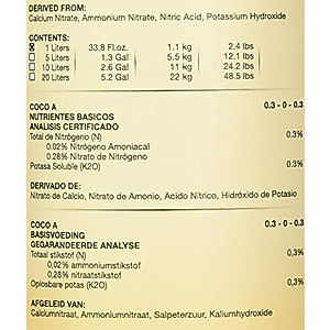 House & Garden HGCOA01L Coco Nutrient, 1 L fertilizers, Natural