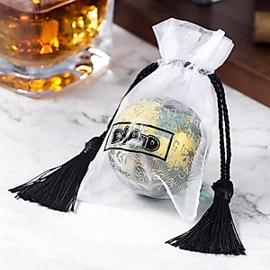 DNDND D100 Dice with Duck Inside Resin 100 Sided Die with Translucent Pouch for D&D