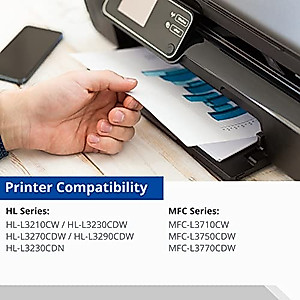 TN227 TN223 High Yield Toner Cartridge TN 227 Compatible for Brother TN-227 TN 223 for MFC-L3750CDW MFC-L3770CDW HL-L3290CDW HL-L3210CW HL-L3230CDW MFC-L3710CW Printer (4 Pack)