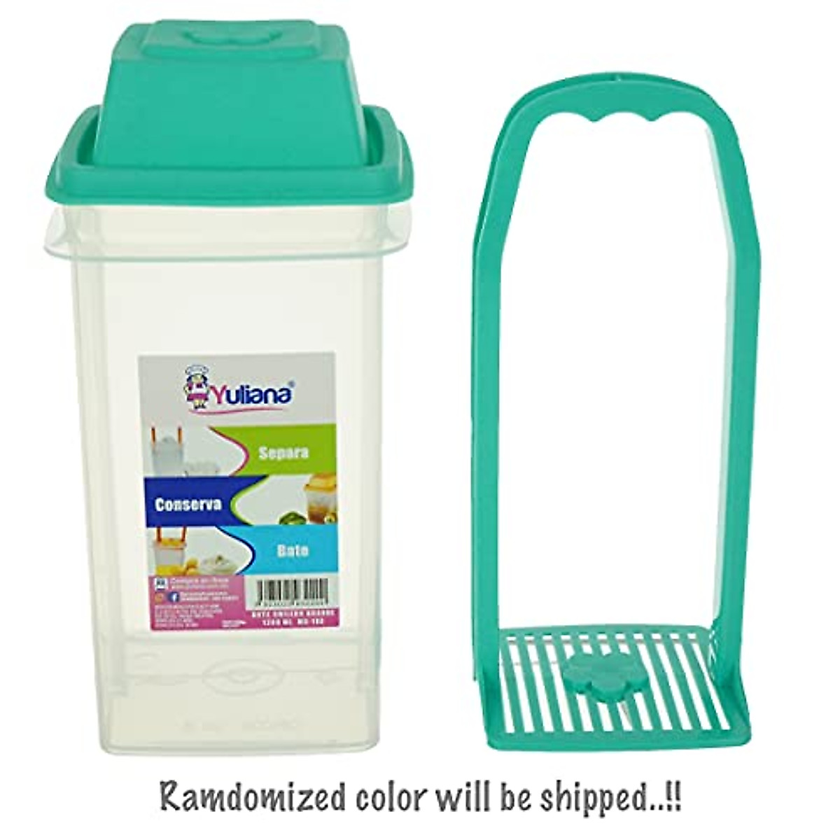 Ematik Bote Chilero 1 piece Grande Picle Storage Container Jalapenos Jalapeños Curtidos Picked Envinagre (Randomized color will be shipped)