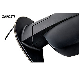 ZAPOSTS Rearview mirror Replacement Fit for 2007-2013 for Chevy Silverado 1500 2500 HD 3500 HD for GMC Sierra 1500 2500 HD for GMC Yukon/Yukon XL 1500 Power Heated Manual Fold Right Side View Mirror