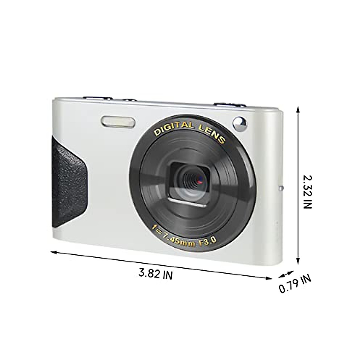 Digital Camera 18MP 2.7 Inch LCD Screen 8X Digital Zoom FHD 1080P Digital Camera Small Camera for Teens Students Boys Girls Seniors
