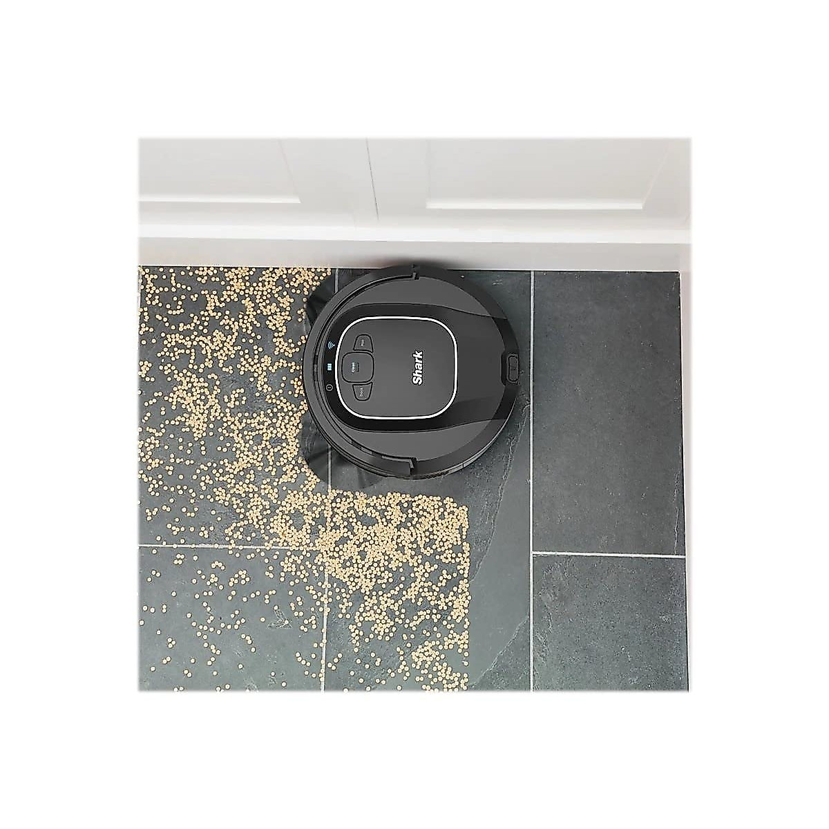 Shark ION Robot Vacuum RV871 with Wi-Fi and Voice Control, 0.6 qt, Black