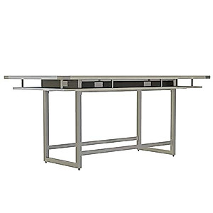Safco Mirella Conference Table, Standing-Height, 8 ft
