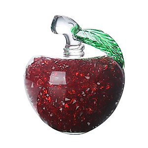 Cabilock Wine Decanter Stopper Bling Crystal GlassApple Bottle Sealing Plug Champagne Carafe Replacemen Cork Caps for Home Wedding Party