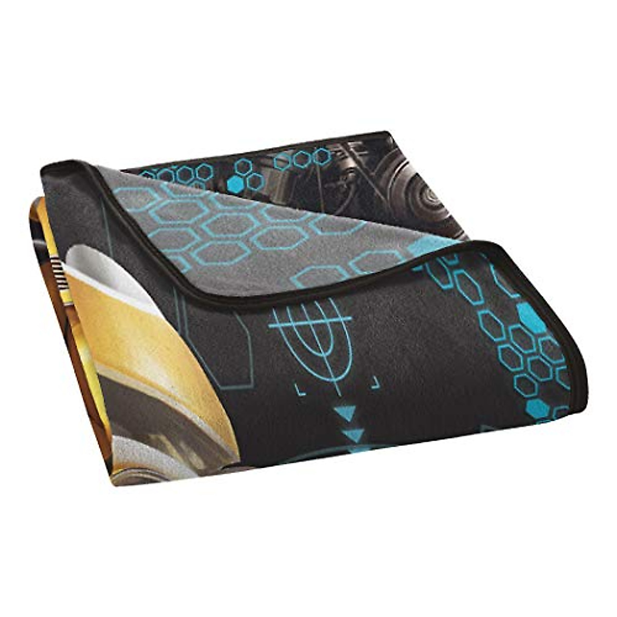 Hasbro's Transformers, "Be Alert" Micro Raschel Throw Blanket, 46" x 60", Multi Color