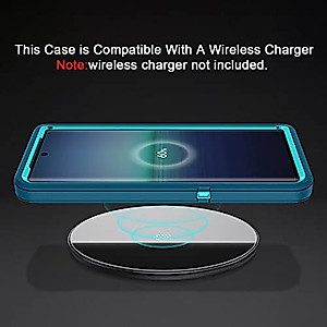 I-HONVA for Google Pixel 7 Pro Case Shockproof Dust/Drop Proof 3-Layer Full Body Protection [Without Screen Protector] Rugged Heavy Duty Durable Cover Case for Google Pixel 7 Pro 6.7 inch,Turquoise