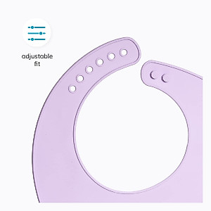 BraceAbility Silicone Adult Bib for Eating - Washable Clothing Protector, Crumb Catcher for Elderly Men, Women, Home Care