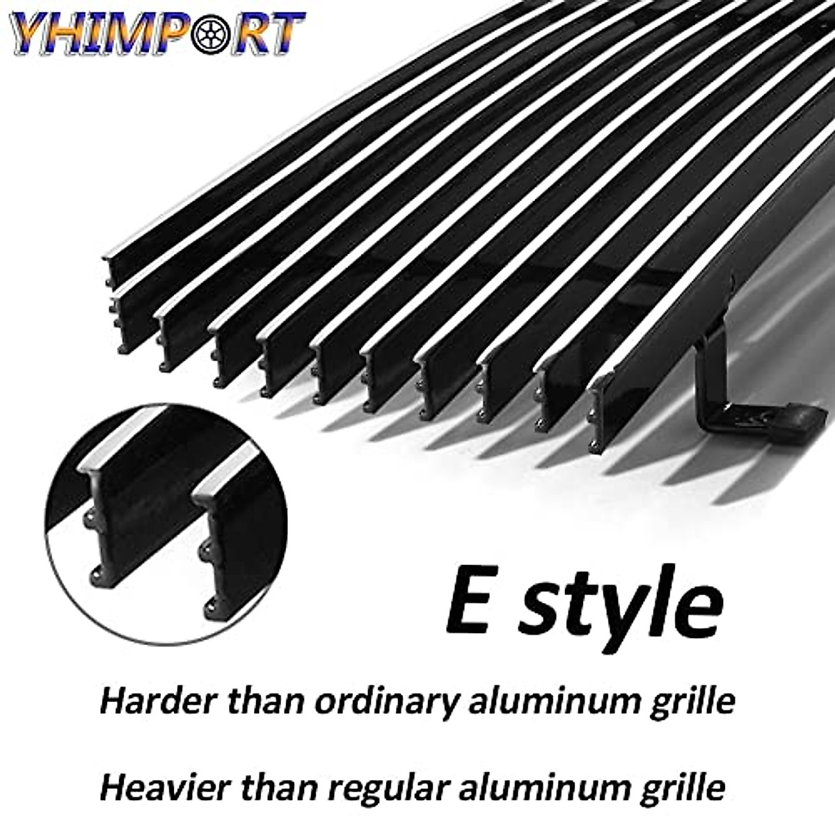 Chrome Grille Grill Insert fits 1981 82 83 84 85 86 1987 Chevy GMC Pickup Suburban Blazer Jimmy Phantom Billet Front Grill Polished (Chrome not cover light)