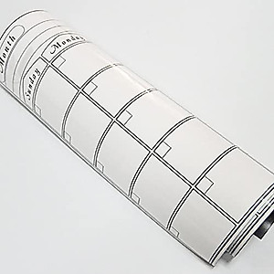 Magnetic Dry Erase Monthly Calendar and Weekly Planner for Fridge Refrigerator Whiteboard Organizer, Blue