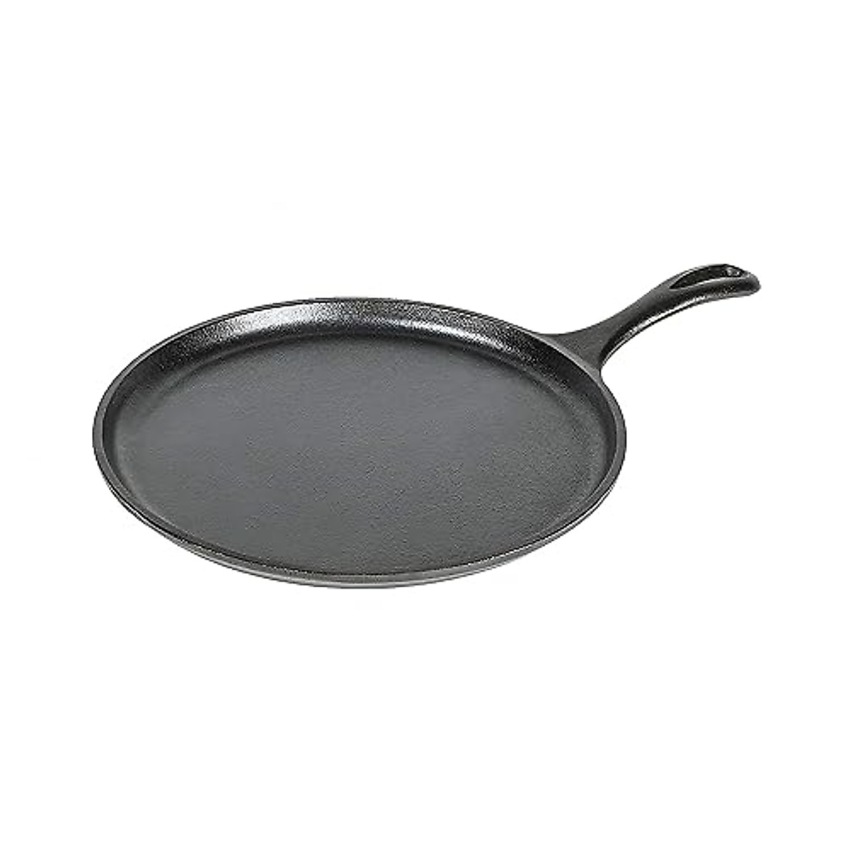 Lodge L9OG3 Cast Iron Round Griddle, Pre-Seasoned, 10.5-inch