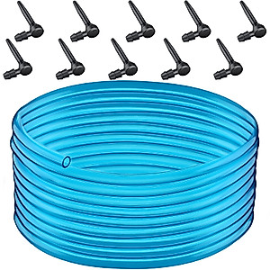 Maple Syrup Taps Vacuum Tubing Lines Maple Syrup Tree Tapping Tubing Line Syrup Collection Tubes with 10 Pieces Maple Tree Taps Plastic Maple Syrup Taps for Maple Birch Syrup Supplies (20 Feet)