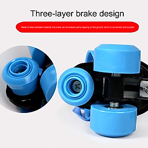 SM-River Classic Roller Skates, Adjustable Double Row Light Up Roller Skates, Beginner Kids Adults and Youth Indoor Outdoor (Pink,Adjustable)